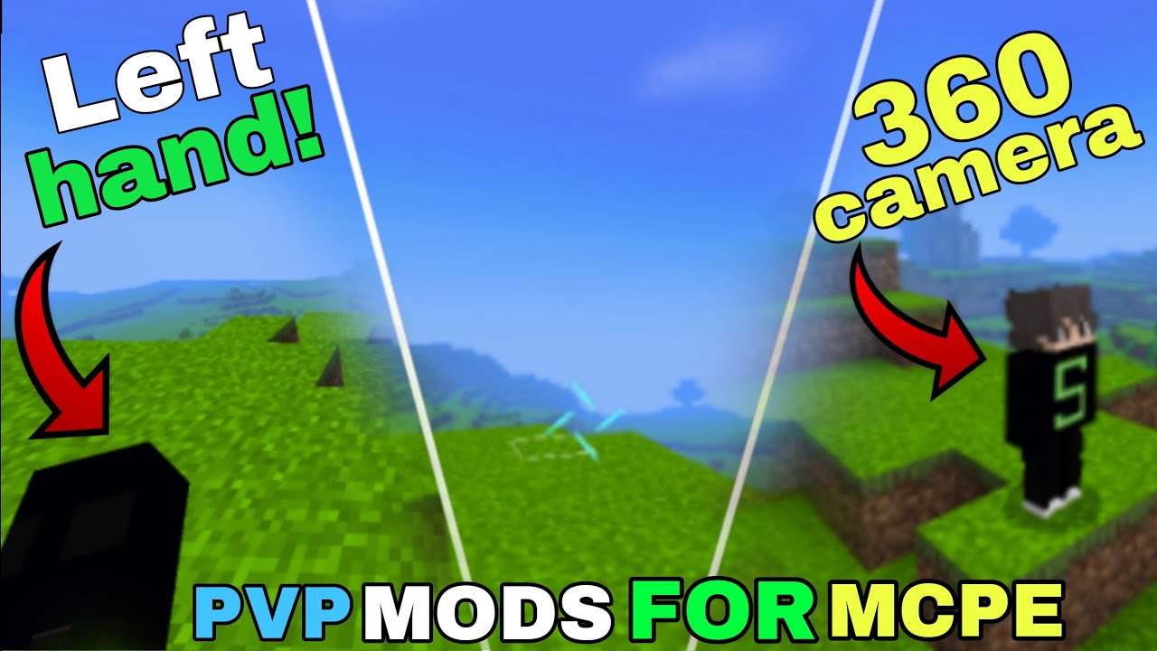 Top best pvp mods for Minecraft PE 1.20+ || @SenpaiSpider - YouTube