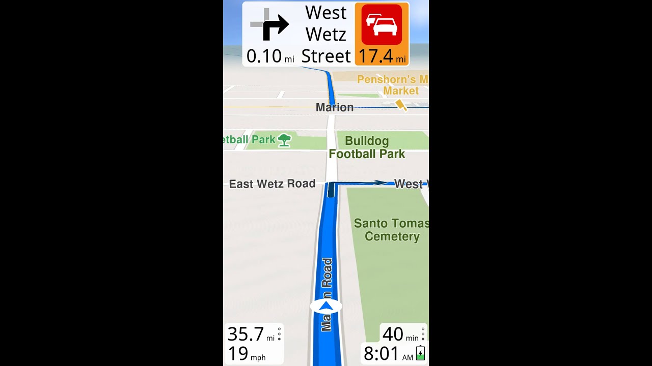 Magic Earth Map & Navigation App Demo|Texas Highways - YouTube