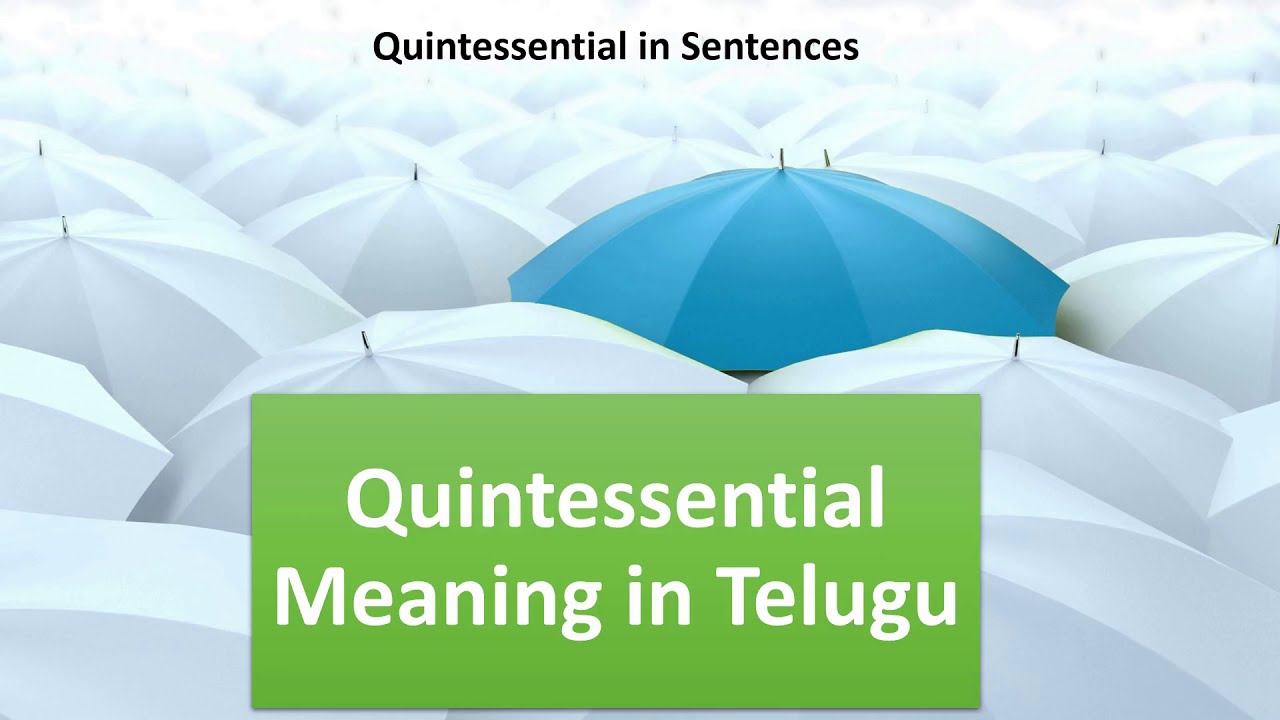 Quintessential Meaning In Telugu Quintessential In Sentences quintessential-meaning-in-telugu-quintessential-in-sentences
