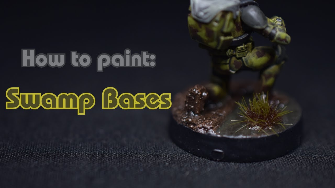 How to paint a Swamp themed base - YouTube