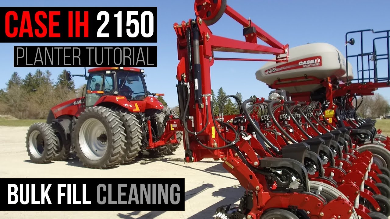 Case IH 2150 Planter | Bulk Fill Cleaning | Red Power Team - YouTube