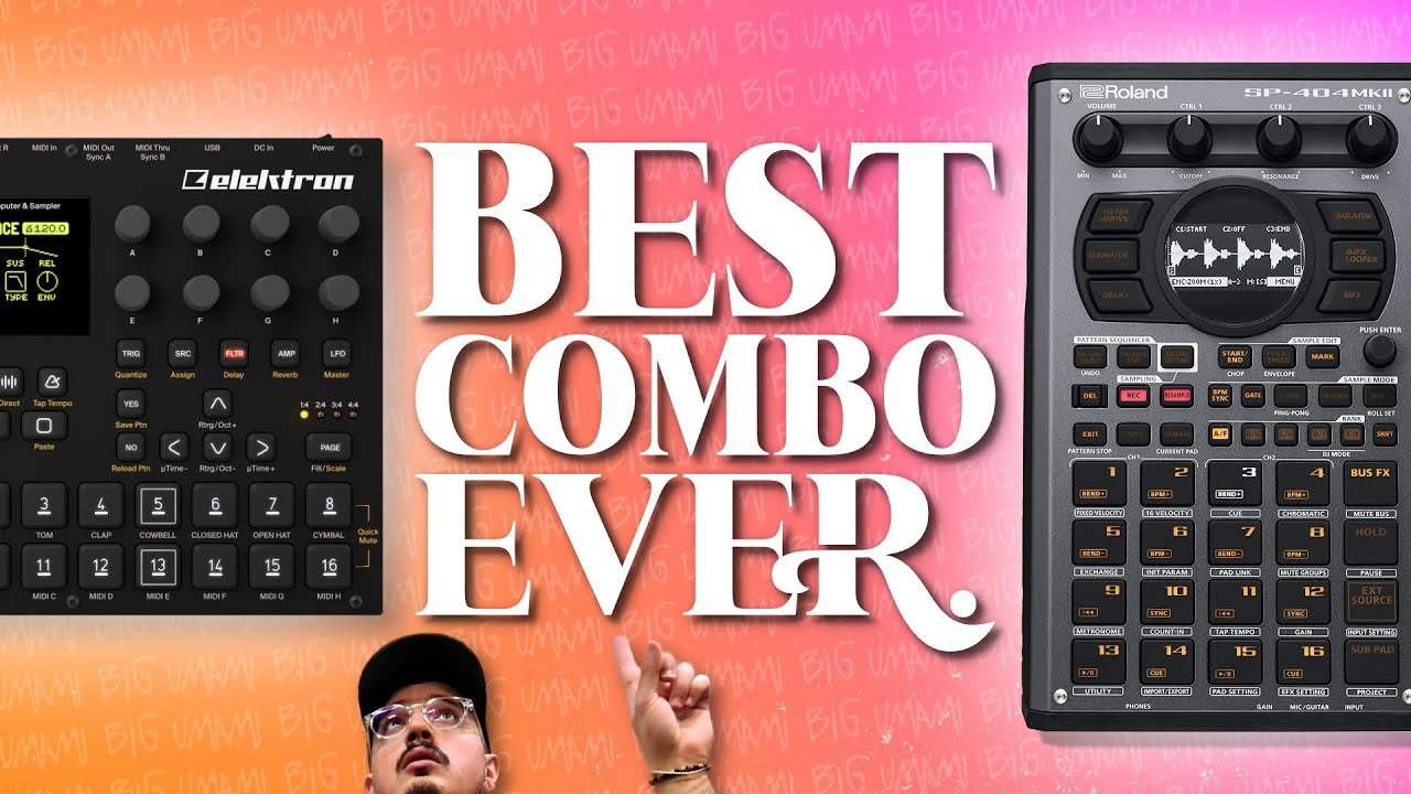 the best sampler combo EVER. (elektron digitakt + roland SP-404MKII ...