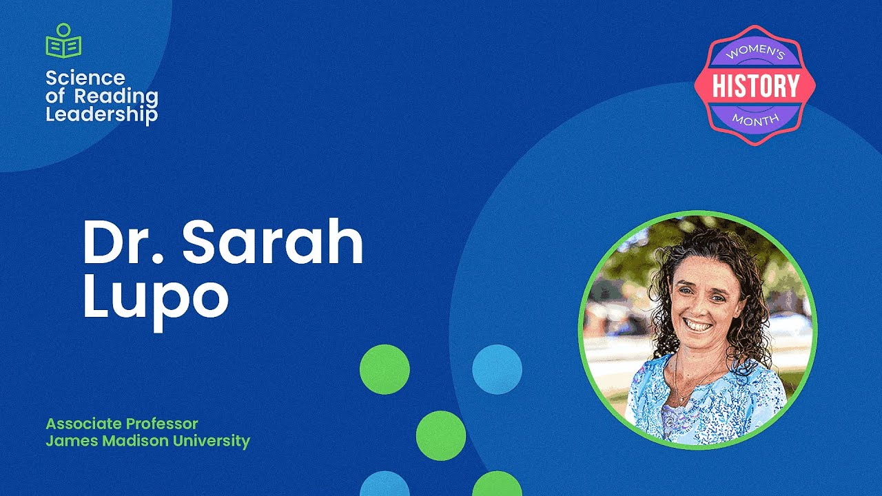 Leveraging Student Strengths in Reading with Dr. Sarah Lupo - YouTube