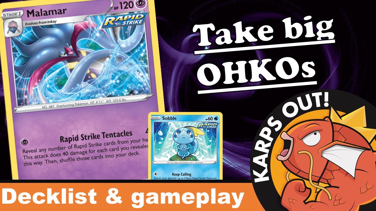 Top 16 Rapid Strike Malamar Inteleon decklist & gameplay | Pokémon ...