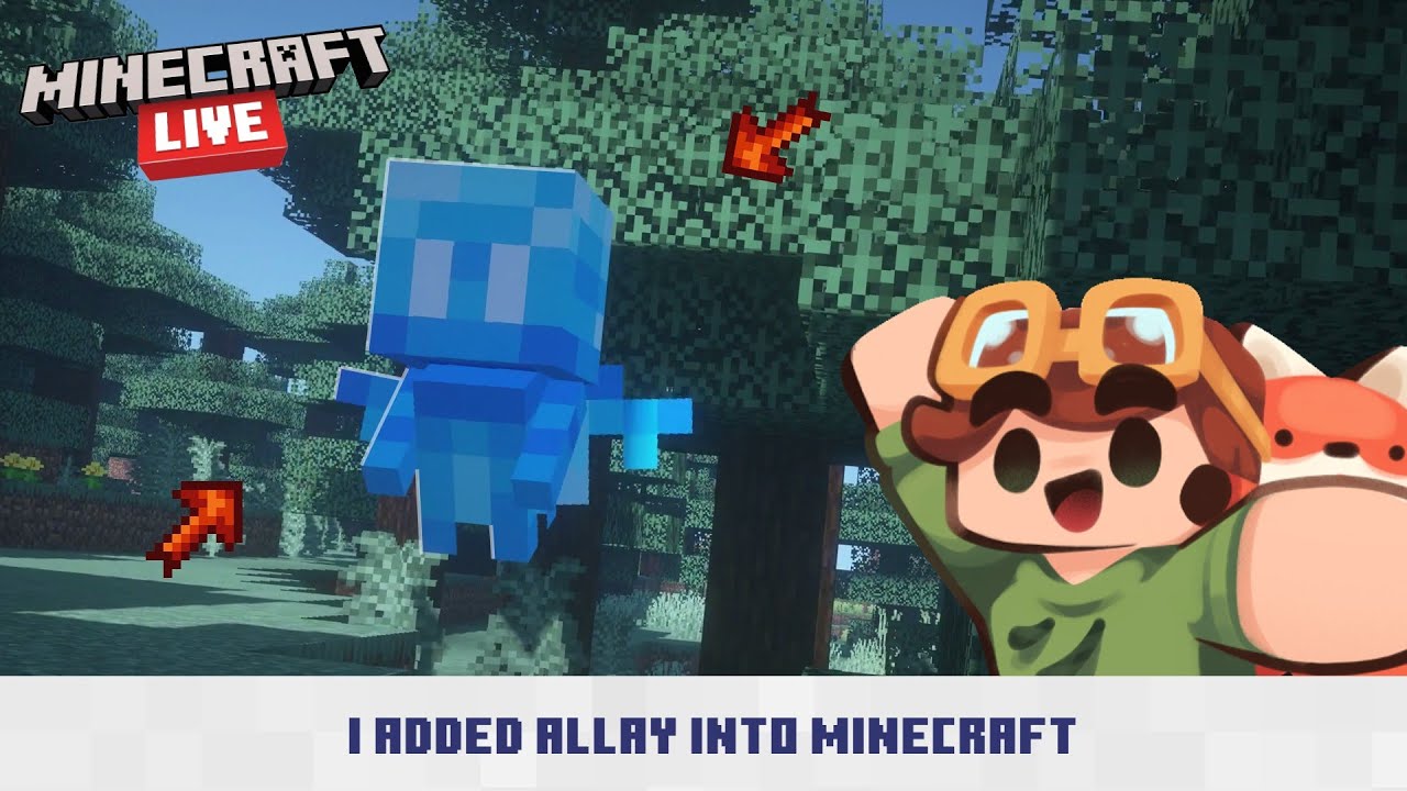 I added ALLAY into Minecraft! - Minecraft Live vote - YouTube