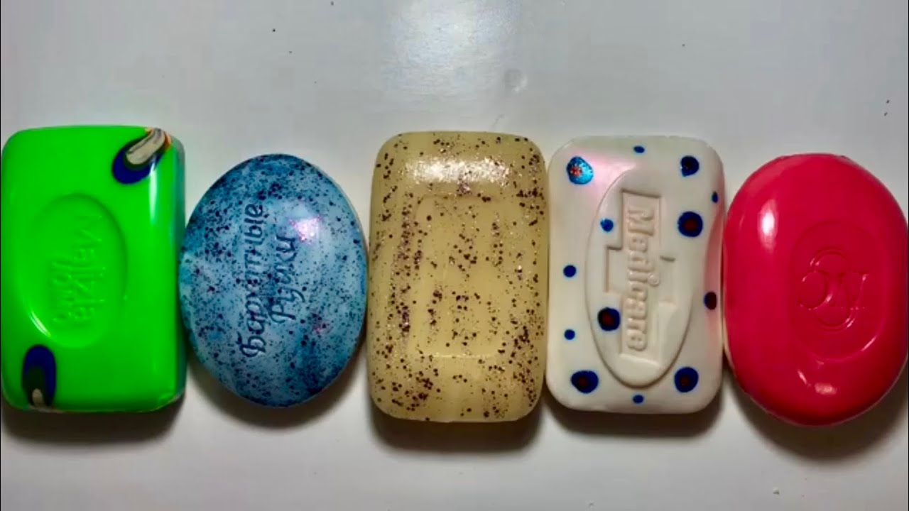 ASMR SOAP/Dry Soap carving/relaxing sounds *no talking* | Satisfying ...