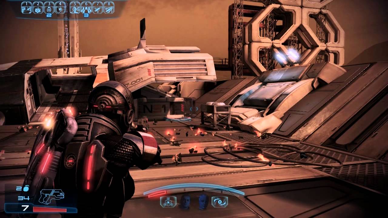 Mass Effect 3 - Shepard dies on Mars - YouTube