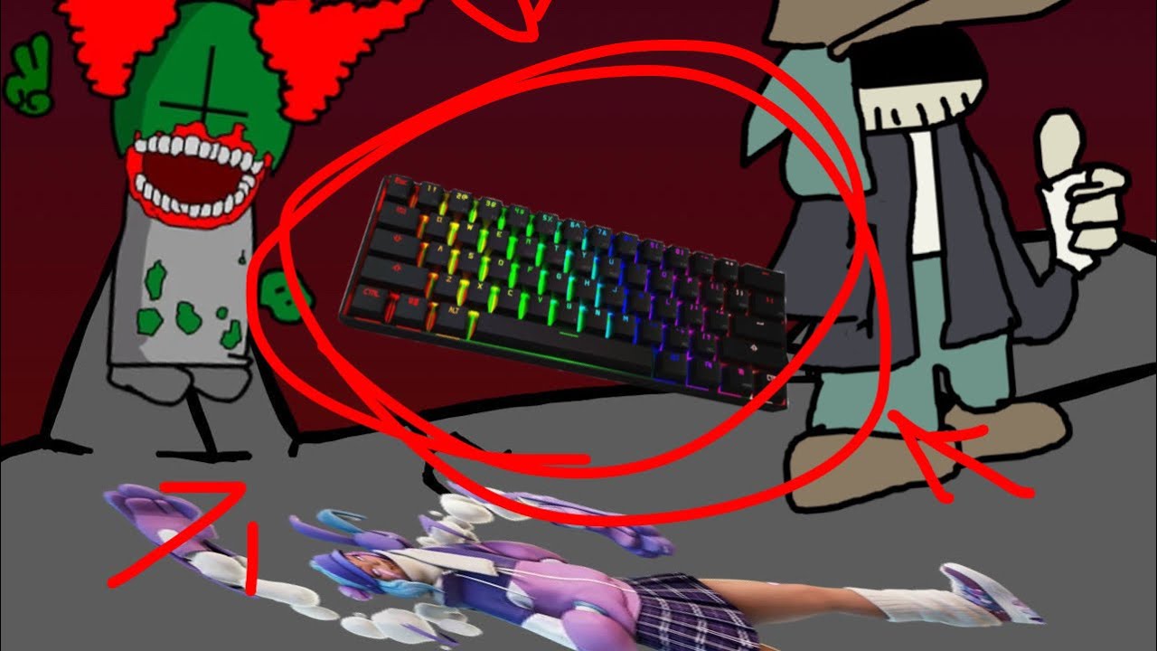 Testing new keyboard! (By playing friday night funkin) - YouTube