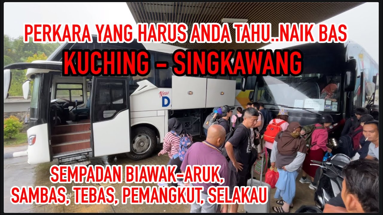 NAIK BAS: KUCHING-SINGKAWANG #travel #2024 #singkawang - YouTube