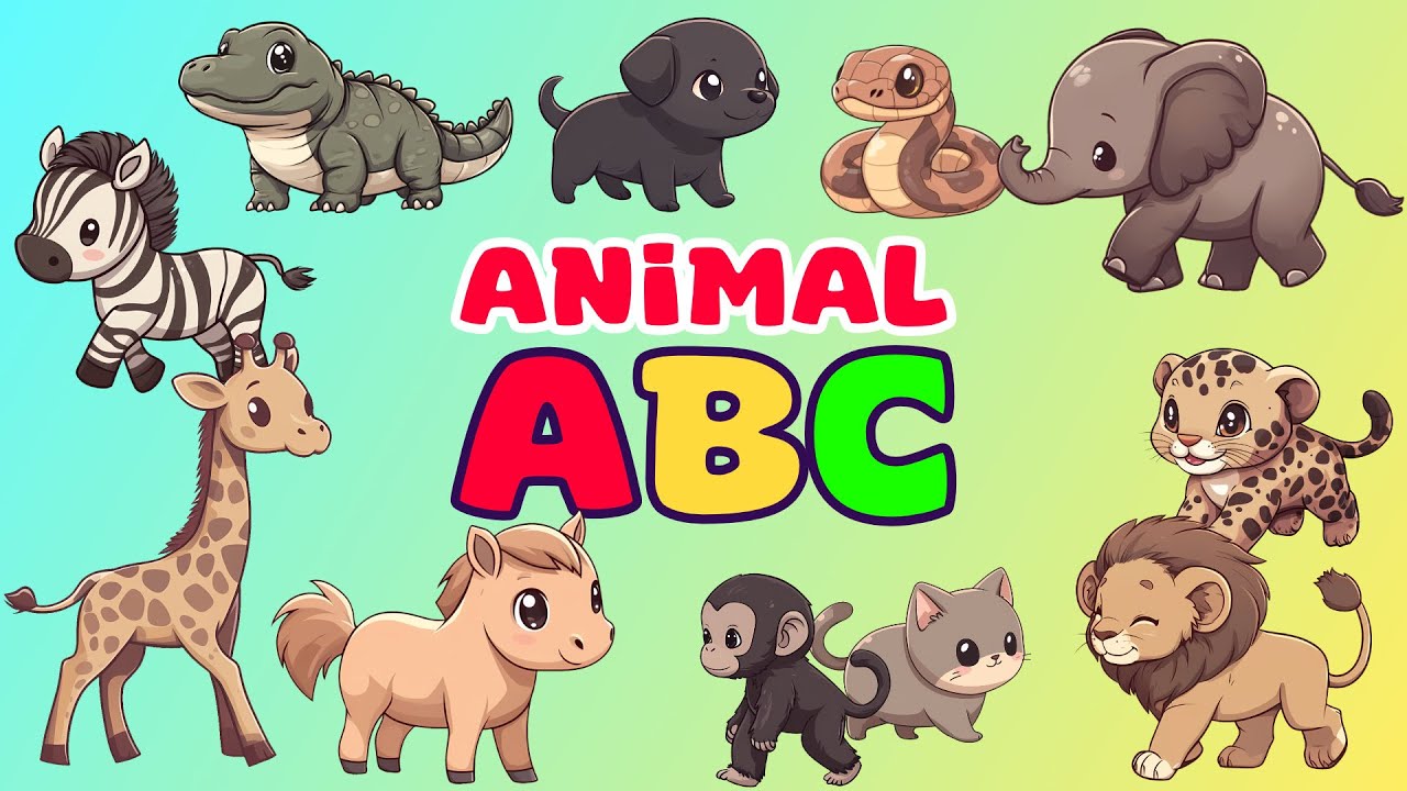 Animal ABC Song 2 | Alphabet Animals Nursery Rhymes For Kids - YouTube