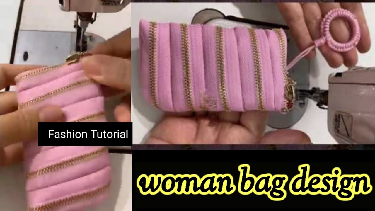 designer hand made bag / women bag/ full tutorial /sewing hand bags ...