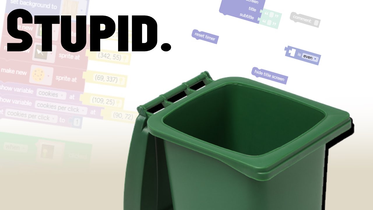 reviewing useless blocks in code.org sprite lab - YouTube