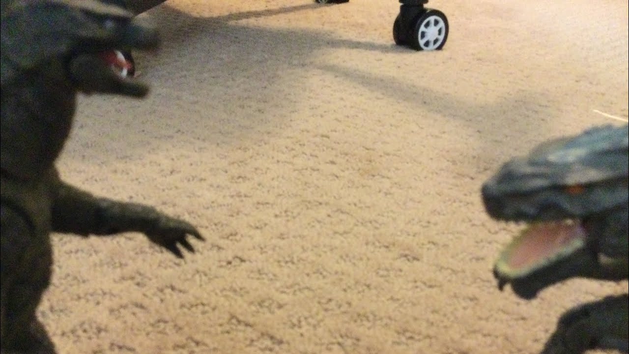 Godzilla vs Zilla (stop motion) - YouTube