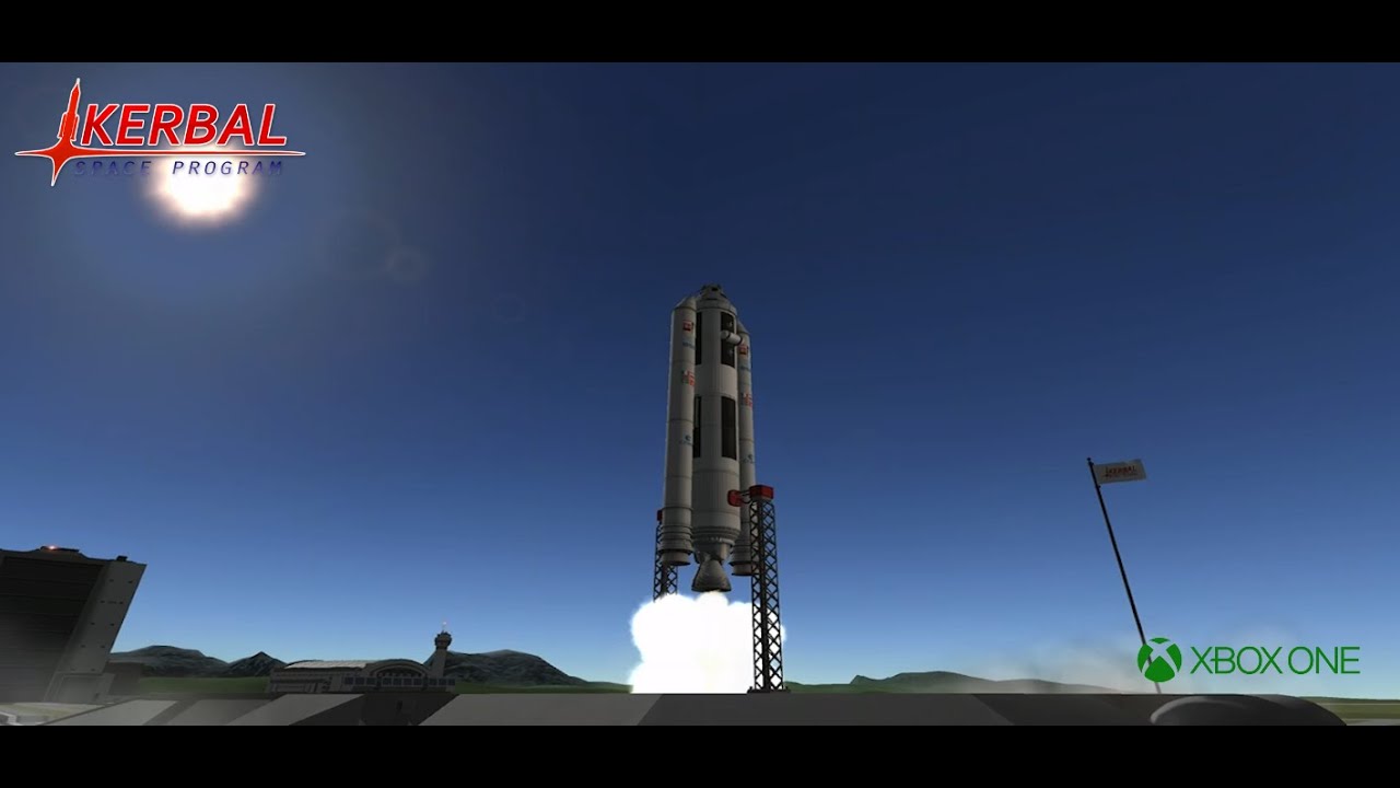 How to build an orbital rocket in Ksp Xbox One - YouTube