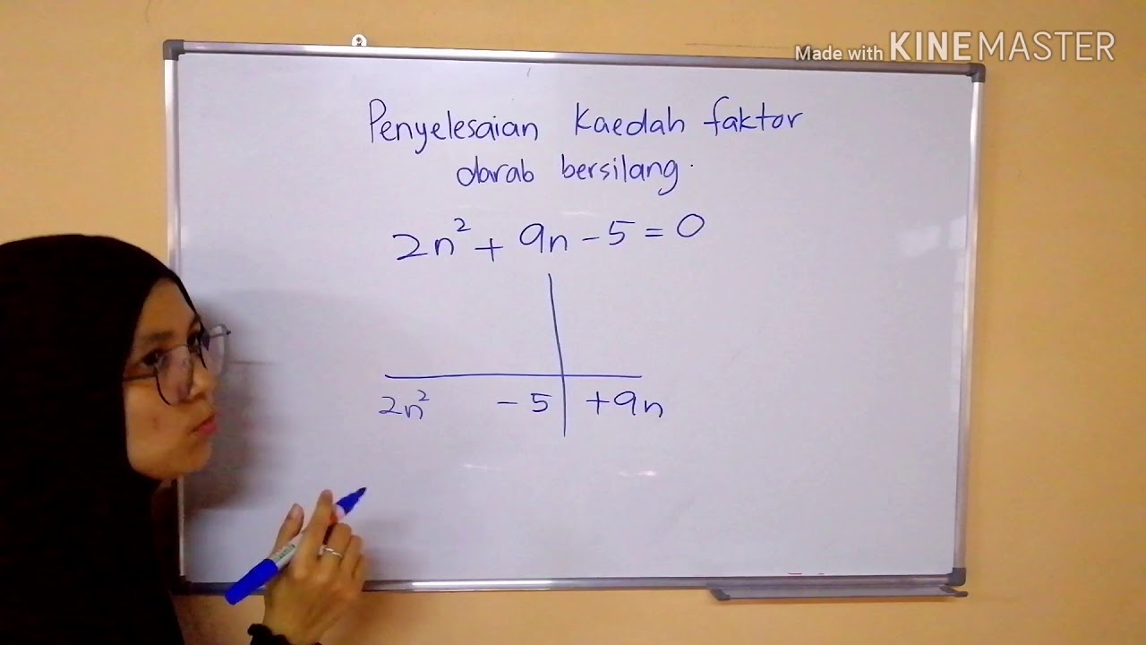 Tingkatan 2 Bab 2 (Pemfaktoran pendaraban silang) - YouTube
