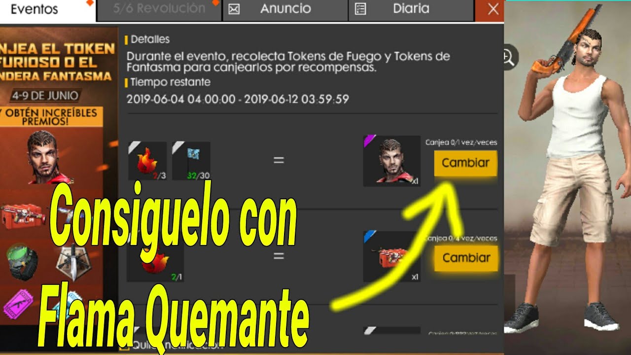 ASÍ CONSEGUIRÁS AL PERSONAJE (ANTONIO) EN FREE FIRE - USANDO TOKEN DE ...
