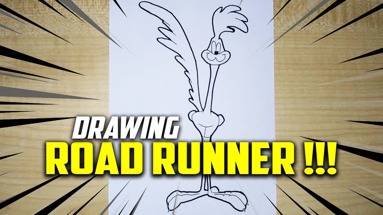 How to Draw ROAD RUNNER !!! BEEP BEEP | Looney Tunes | Cartoon Sketch ...