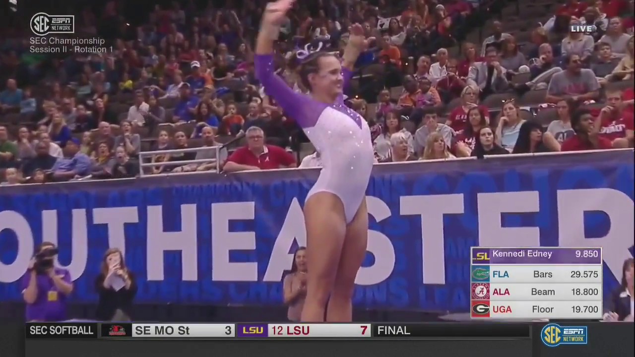 Ashleigh Gnat (LSU) 2017 Vault SEC Championships 10.0 - YouTube
