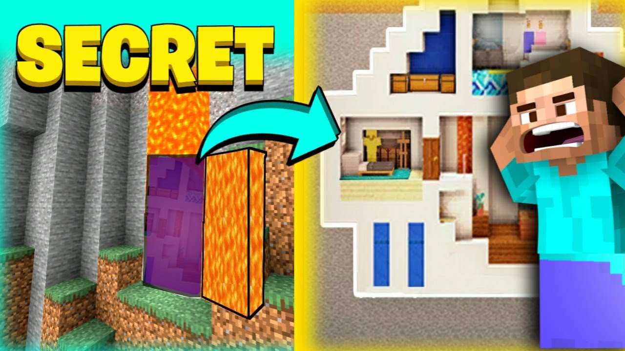 I MADE THE BEST * SECRET HIDDEN HOUSE BASE IN MINECRAFT HINDI GAMEPLAY ...