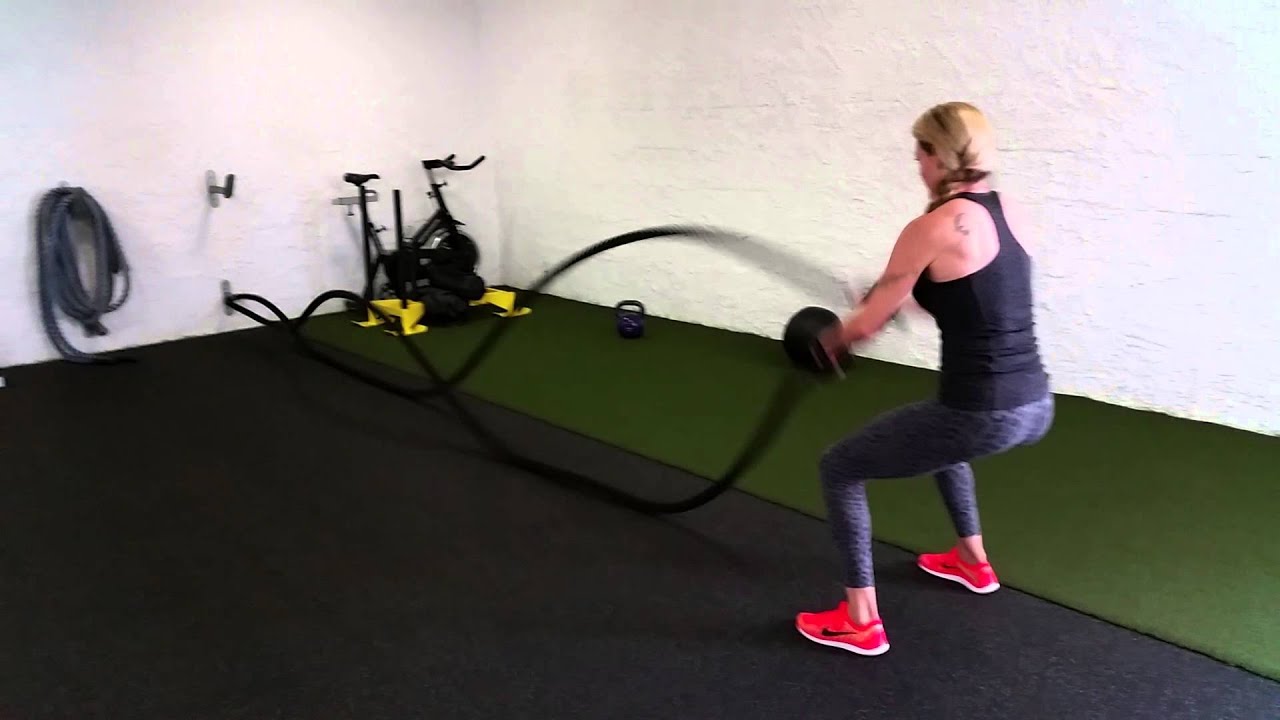 Battle Rope Alternating Waves - YouTube