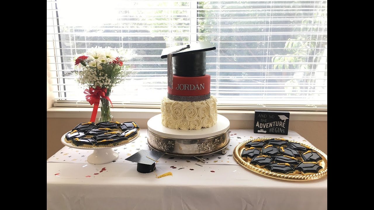 Part 1. Graduation Rosette Cake - YouTube