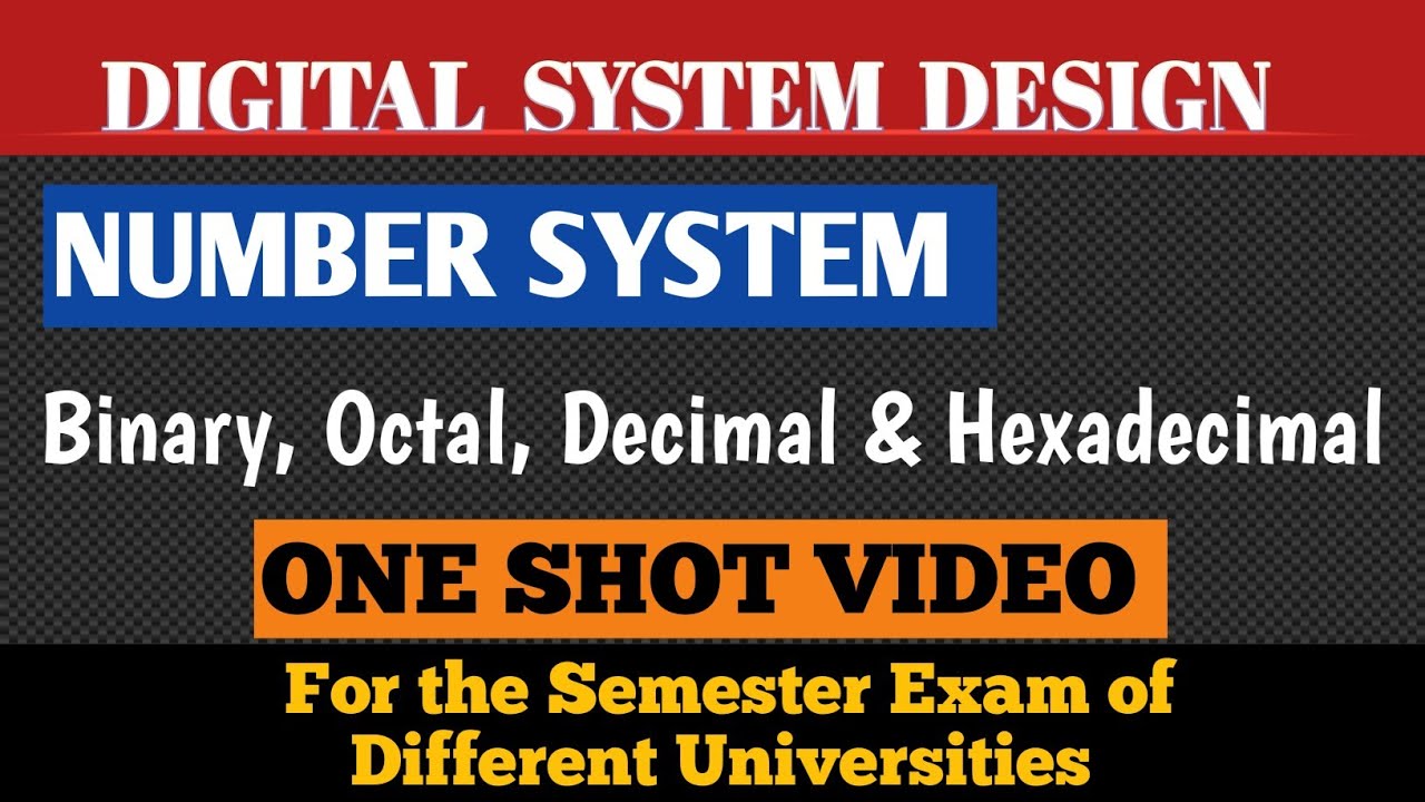 Number System || Digital System Design - YouTube