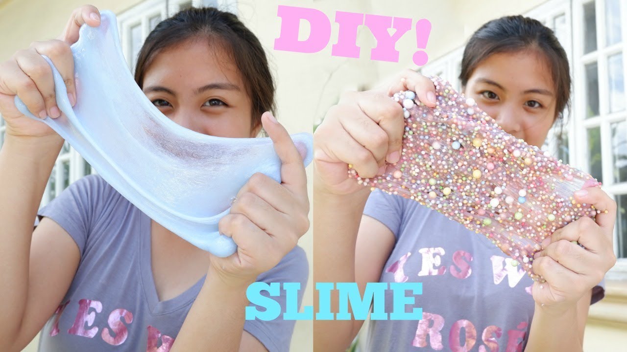 DIY slime!(Filipino Ingredients) - YouTube