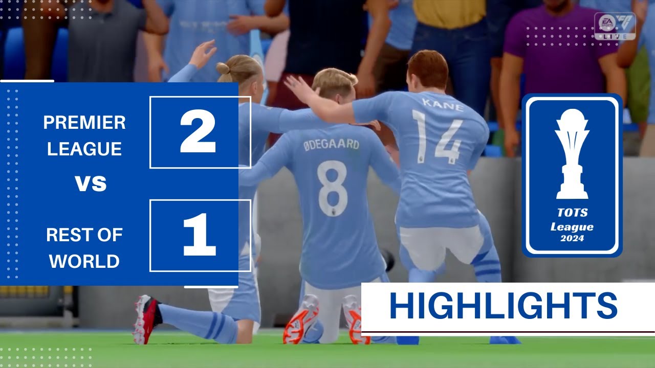 HIGHLIGHTS - PREMIER LEAGUE V REST OF WORLD - Matchday 4 TOTS League ...