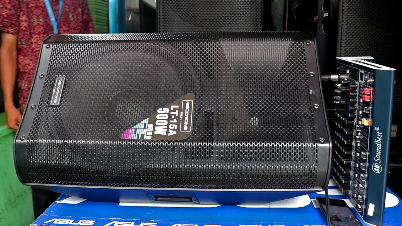 Speaker Monitor 3jutaan 500W recording Tech LT15A - YouTube