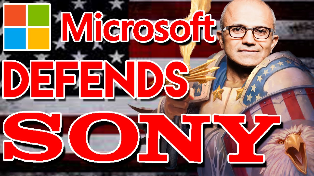 Microsoft Stands with Sony - YouTube