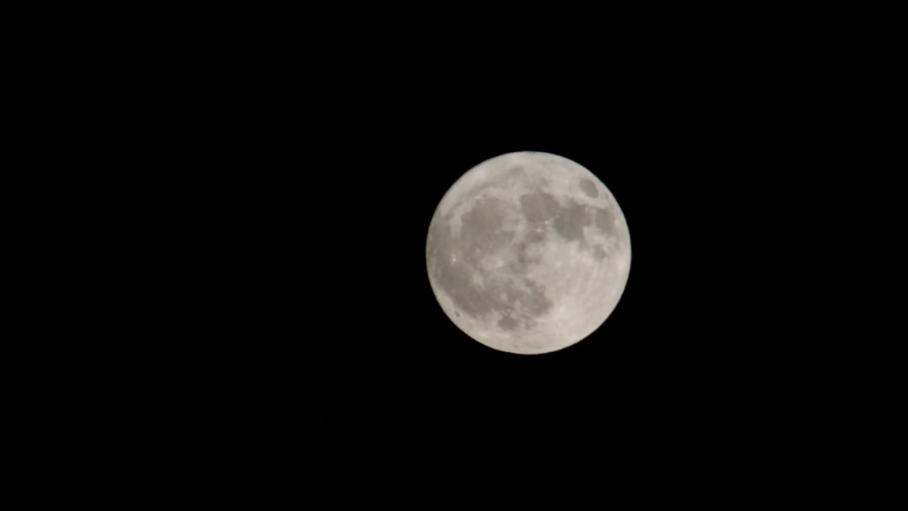 Full Moon Timelapse November 2017 - YouTube