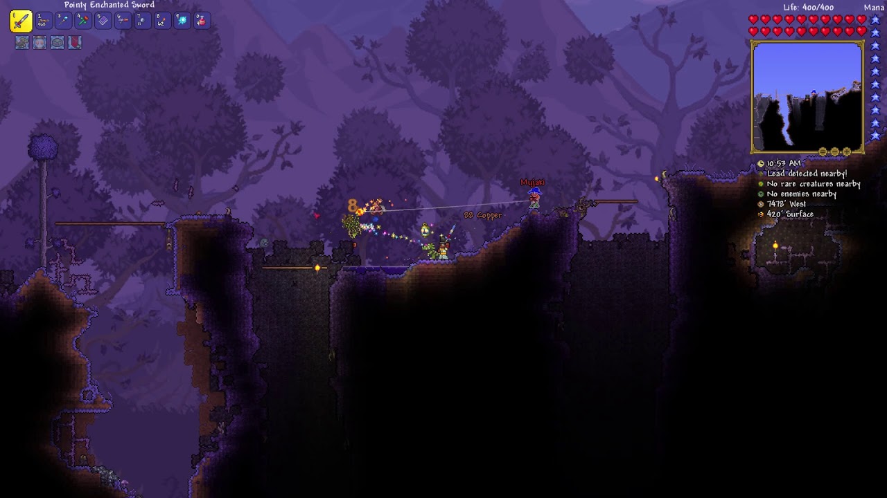 Terraria Multiplayer - Live/4k/UHD - E081 Building a fish gun. From ...