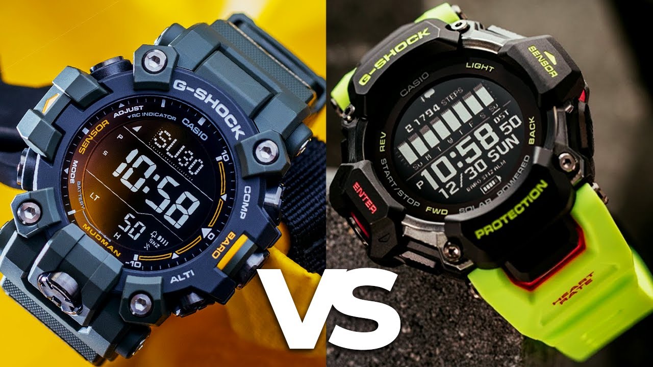 G Shock Mudman GW 9500 vs GBD H2000 - Toughest G Shock Watch! - YouTube