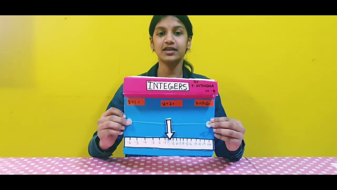 #how To Make Integer Board With Explanation || Grade 6 Math's Project