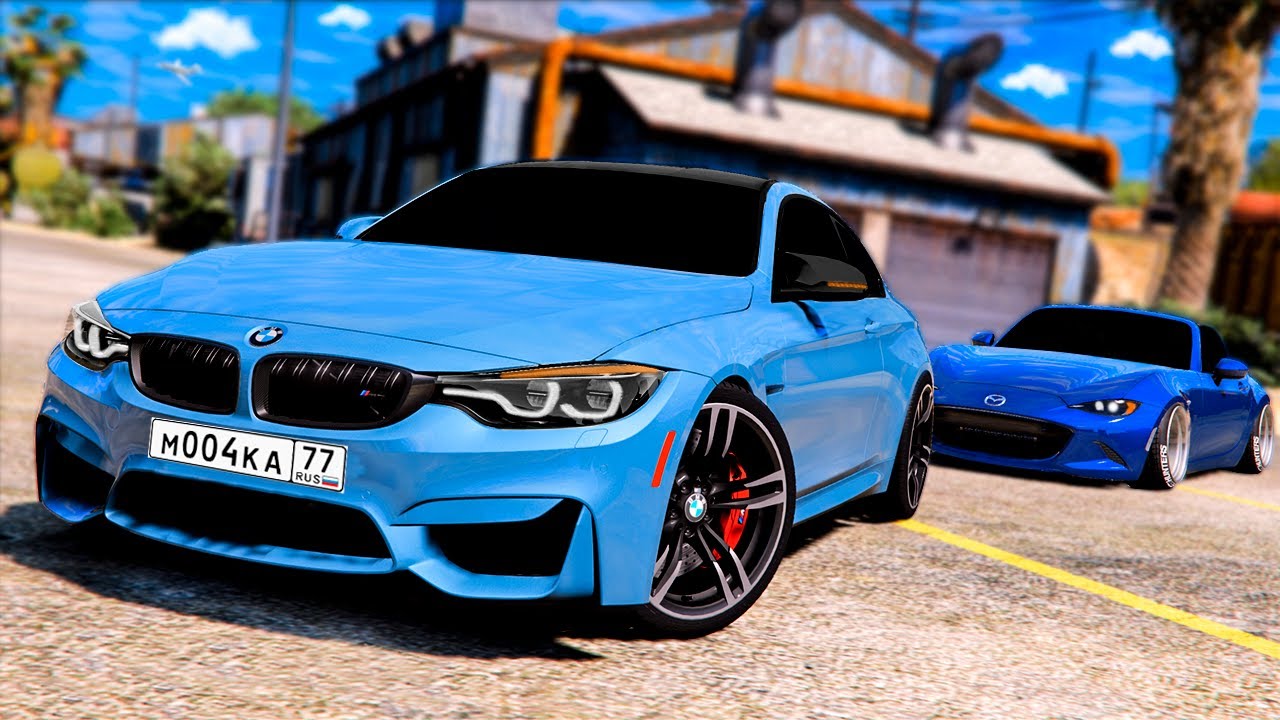 ВЗЯЛ BMW M4 НА ПРОБУ! Я В ШОКЕ ОТ НЕЁ! ПРОКАЧАЛ MAZDA MX5 MIATA ПО ...