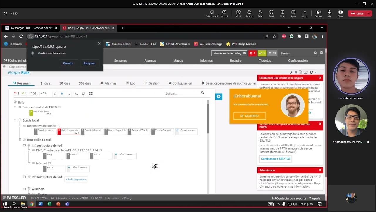 MONITOREO DE UN RED CON PRTG NETWORK MONITOR - YouTube