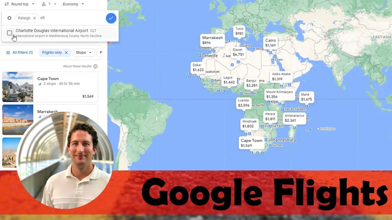 Google Flights | Search Flight Options from Multiple Arrival and Destination Airports - YouTube