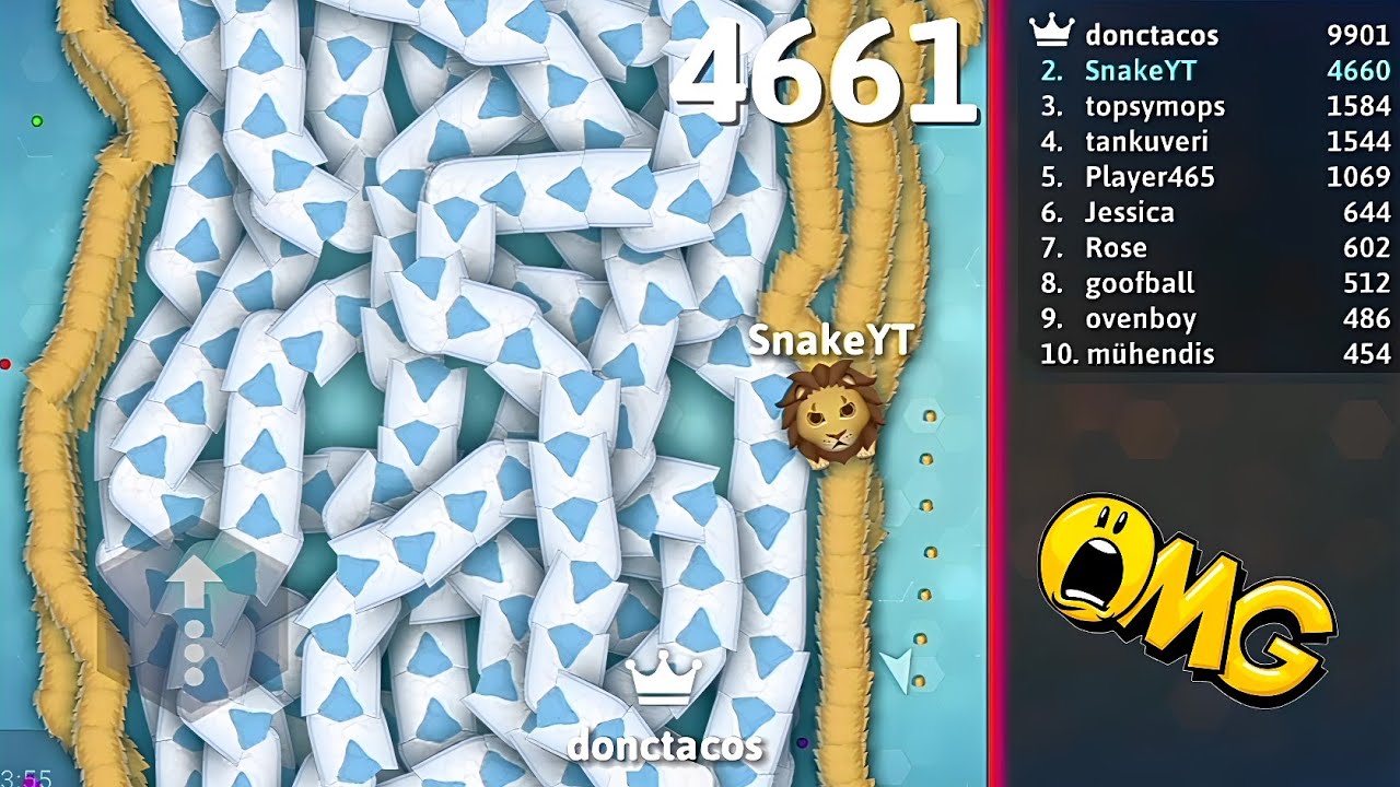 I Trapping Top 1 Snake The Map! Snake.io - YouTube