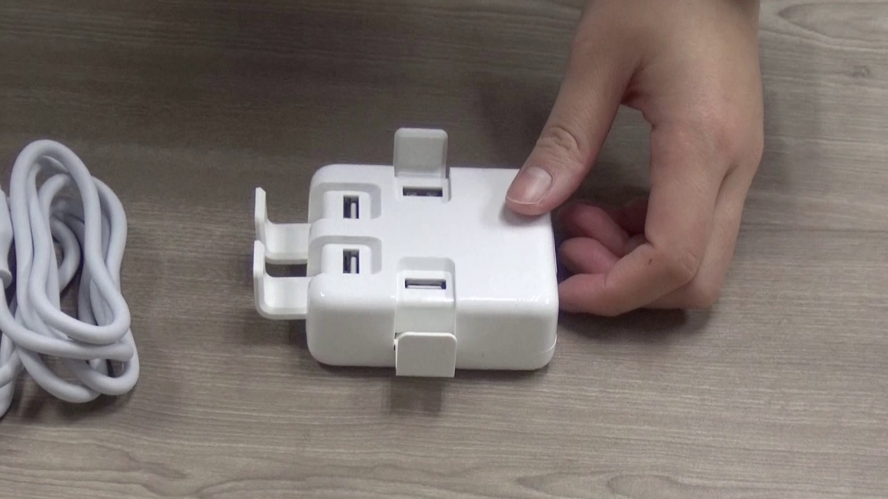 20W 4-USB Charger Power Adapter EU/US/UK plug - YouTube