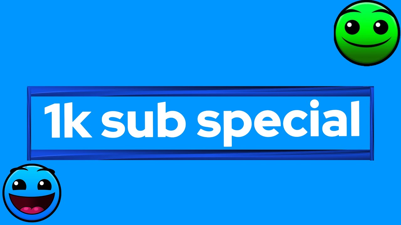 1K sub special (announcement) - YouTube