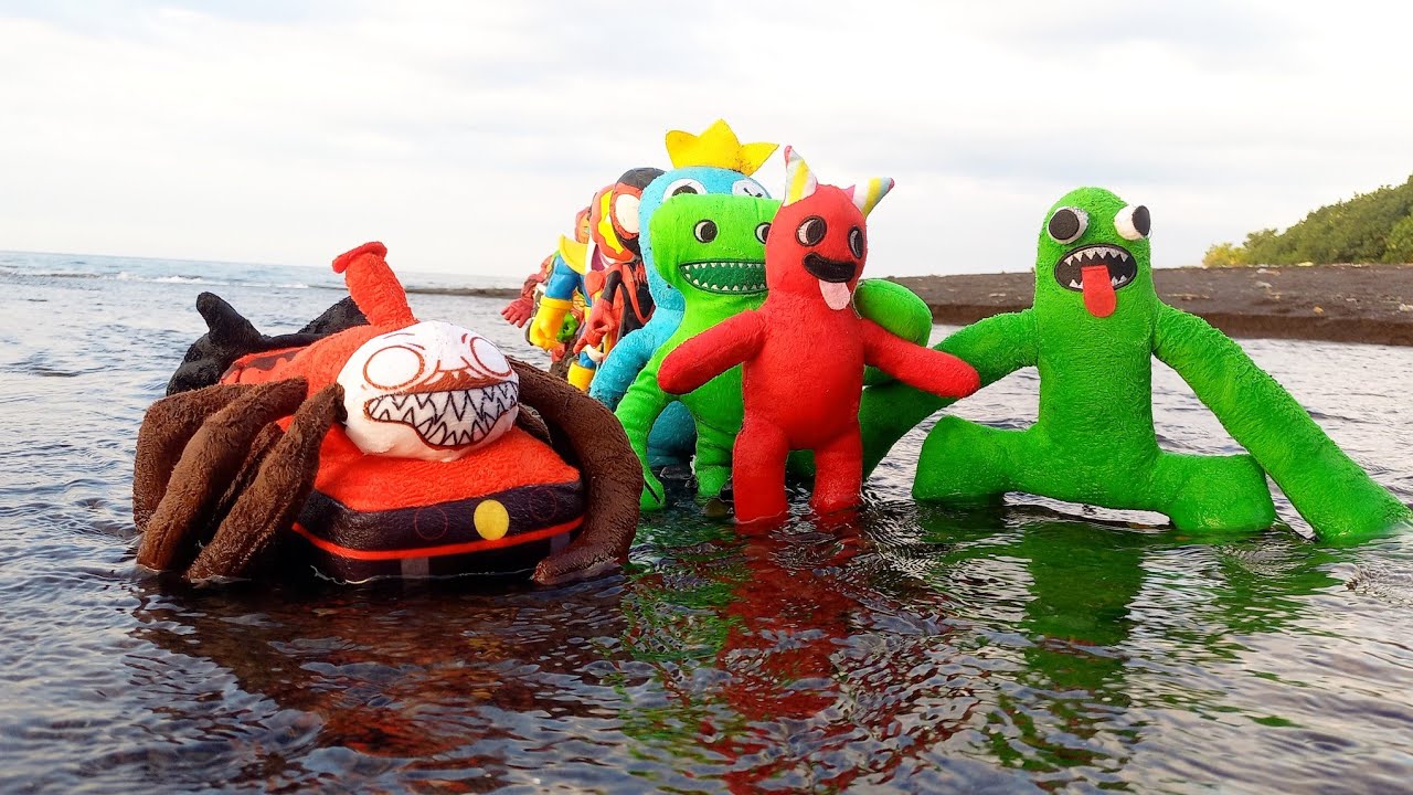 GARTEN OF BANBAN VS AVENGERS SUPERHEROES,SPIDER-MAN,HULK,JUMBO JOSH ...