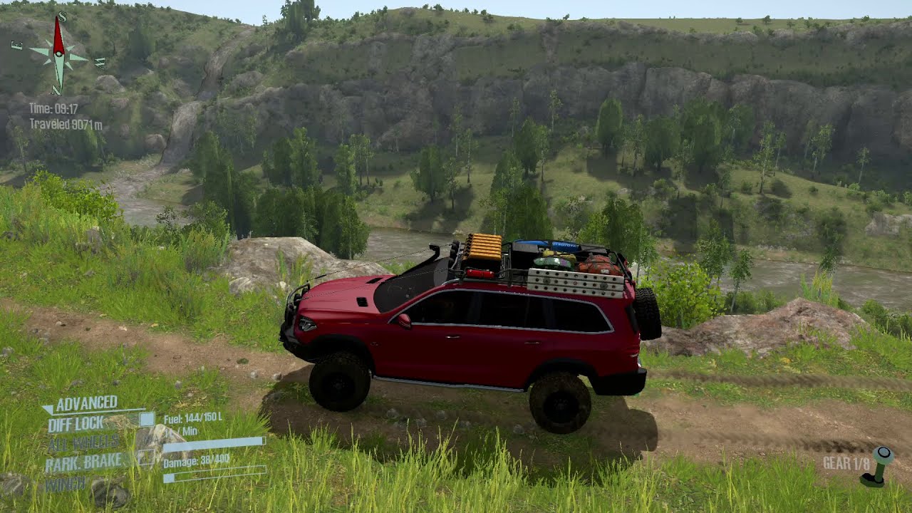 Mudrunner, Rural Area, Mercedes-Benz GLS 63 AMG Off-Road - YouTube