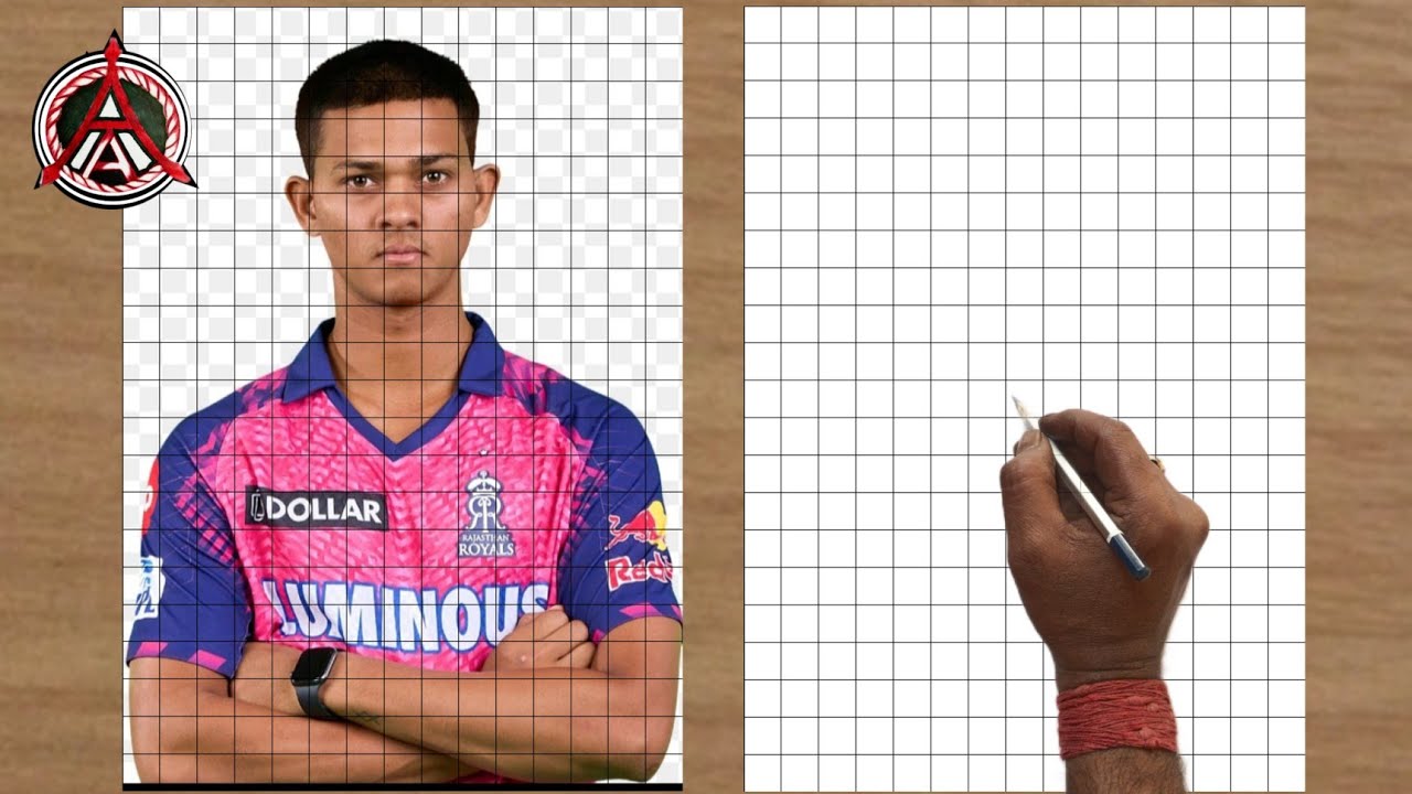 Indian Cricketer IPL Rajasthan Royal Yashasvi Jaiswal Outline Drawing 💥 ...