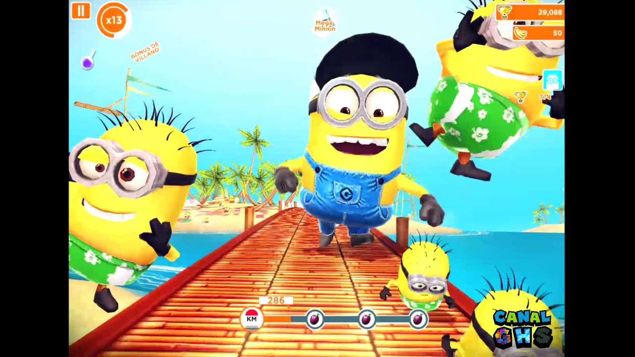 Jugando a MINION RUSH Windows 10 - YouTube