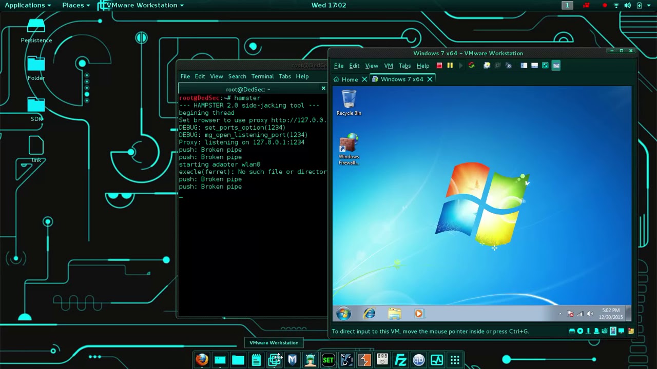 Kali Linux 2 0 Session Hijacking With Hamster & Ferret - YouTube