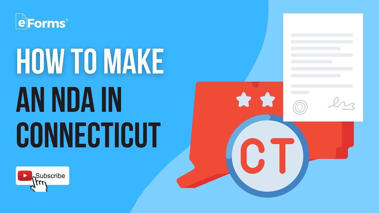 How to Make an NDA in Connecticut - EASY INSTRUCTIONS - YouTube