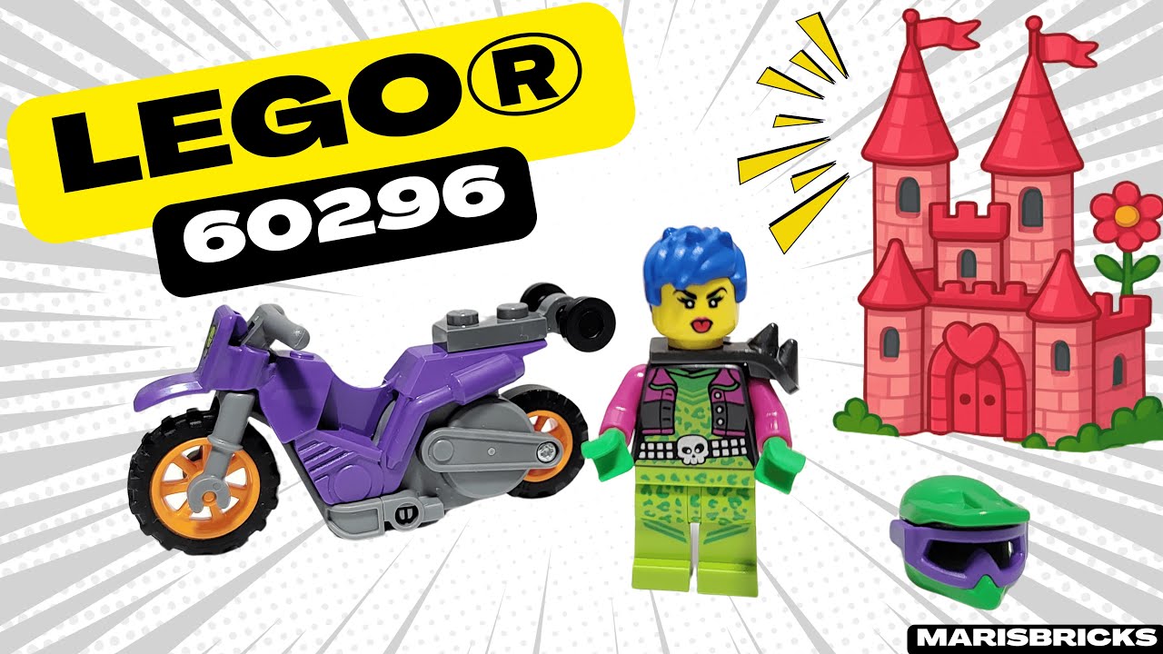 Wheelie Stunt Bike LEGO® 60296 | LEGO® City - YouTube