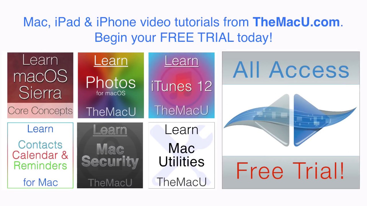 TheMacU: Video Tutorials for Mac, iPad & iPhone - YouTube