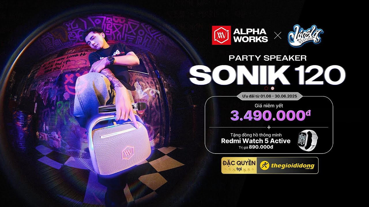 CHÍNH THỨC MỞ BÁN ĐỘC QUYỀN | LOA PARTY ALPHA WORKS SONIK 120 - NHẠC ...