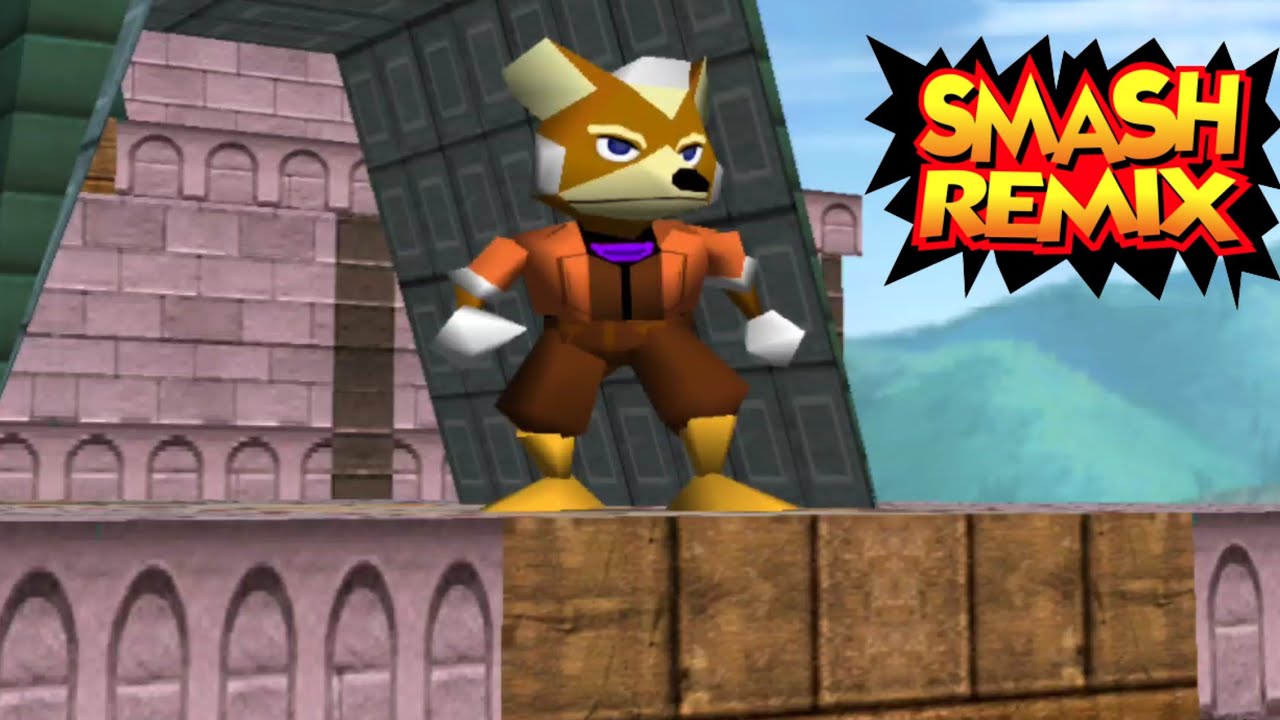 Super Smash Bros Remix HD Textures Classic Mode Hard Fox McCloud ...